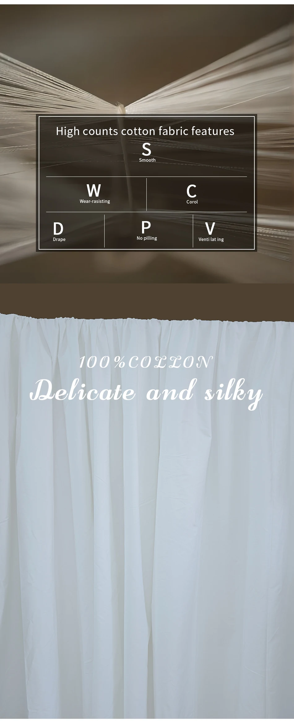 100% Cotton Fabric Pure White Color Bedding Sets for Hotels