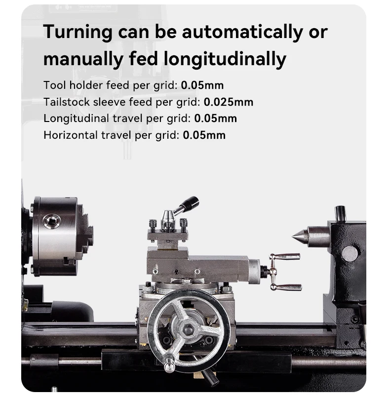 3 in 1 Bench Top Metal Lathe Milling CT300 Combo Machine - 750W, CE/ISO ...