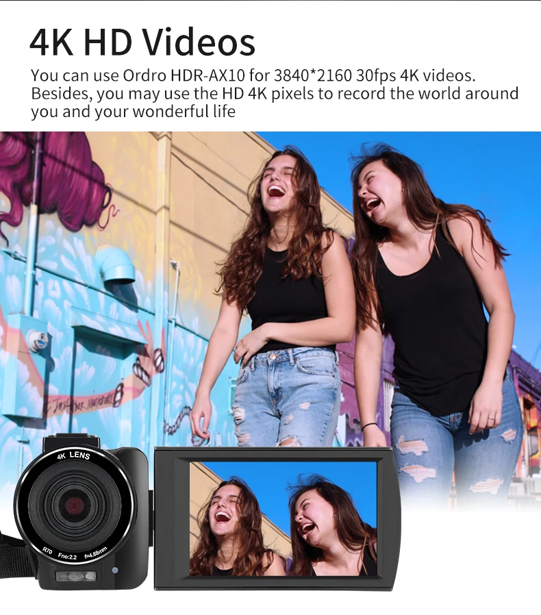AX10 Digital Video Camera - 4K HD Live Streaming Solutions