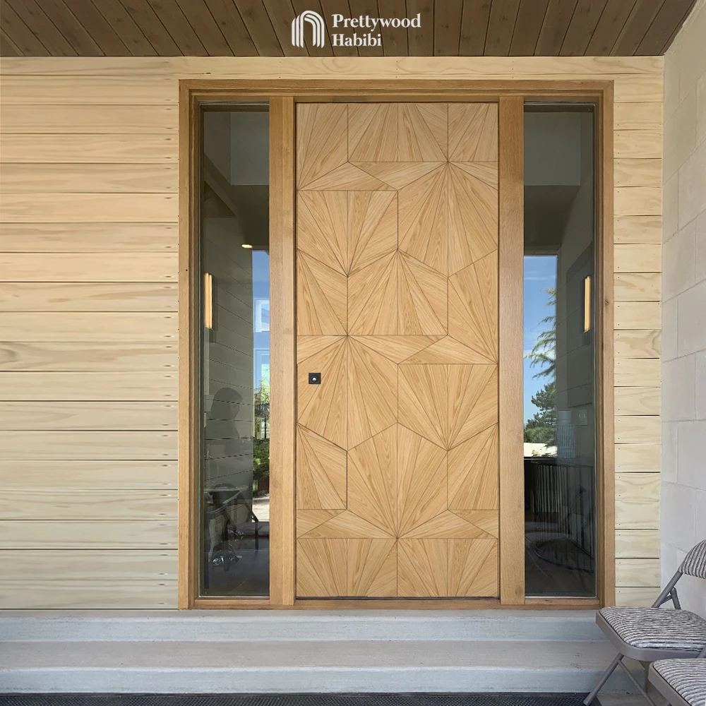 Prettywood Unique Honeycomb Design Luxury Modern Villa Exterior Solid ...