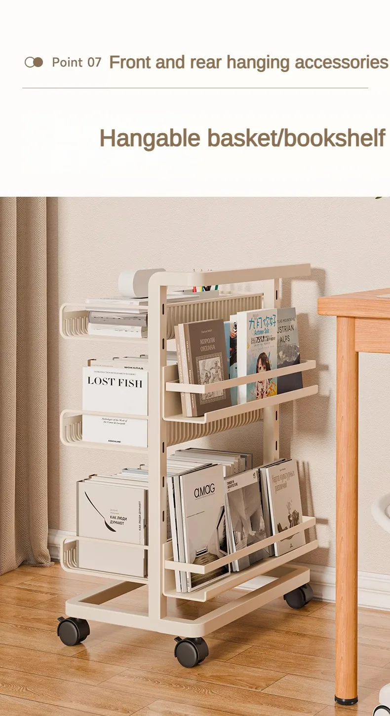 Creative Cavity Board Storage Rack Trolley Kitchen Bathroom Steel Multi ...