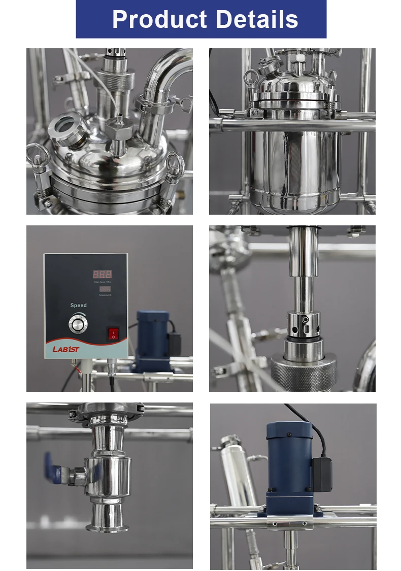 High Pressure Jacketed Stainless Steel Reactor - 50L to 200L Volume ...