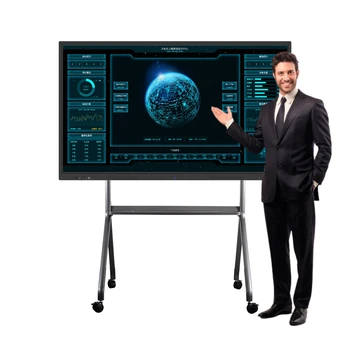 20 Point Multi-touch Display Smart Board 86 Inch Interactive Board Flat ...