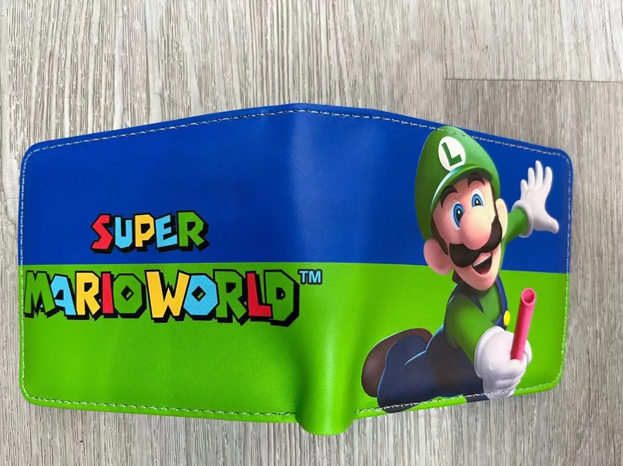 49 Design High Quality Mario Short Regular Bifold Pu Wallet With Zipper ...