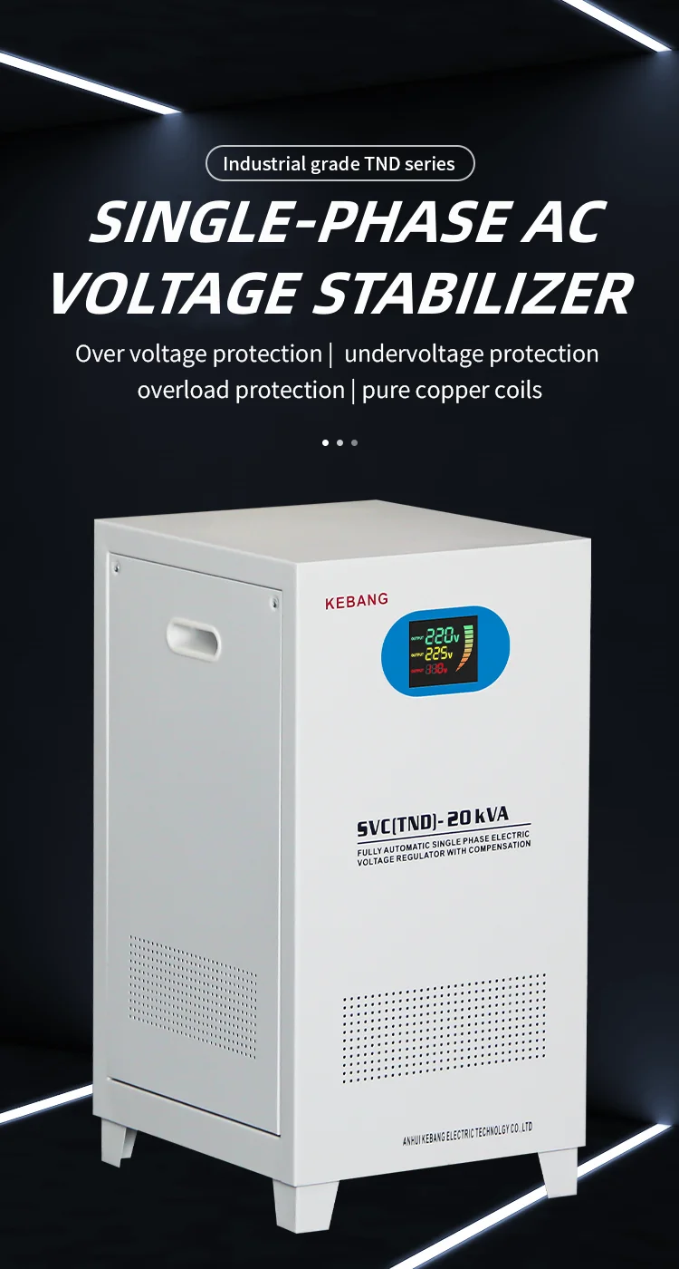 3kva 15kva Single Phase Power Stabilizer Voltage Regulator 220v Ac ...
