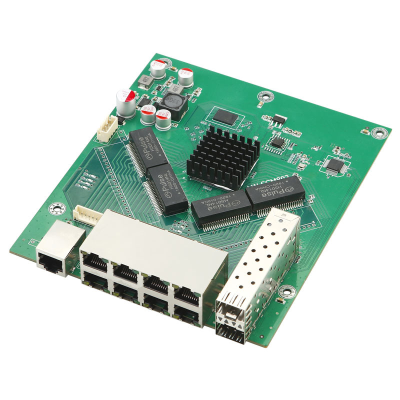 8 Port Gigabit Industrial-Grade POE Ethernet Switch Board