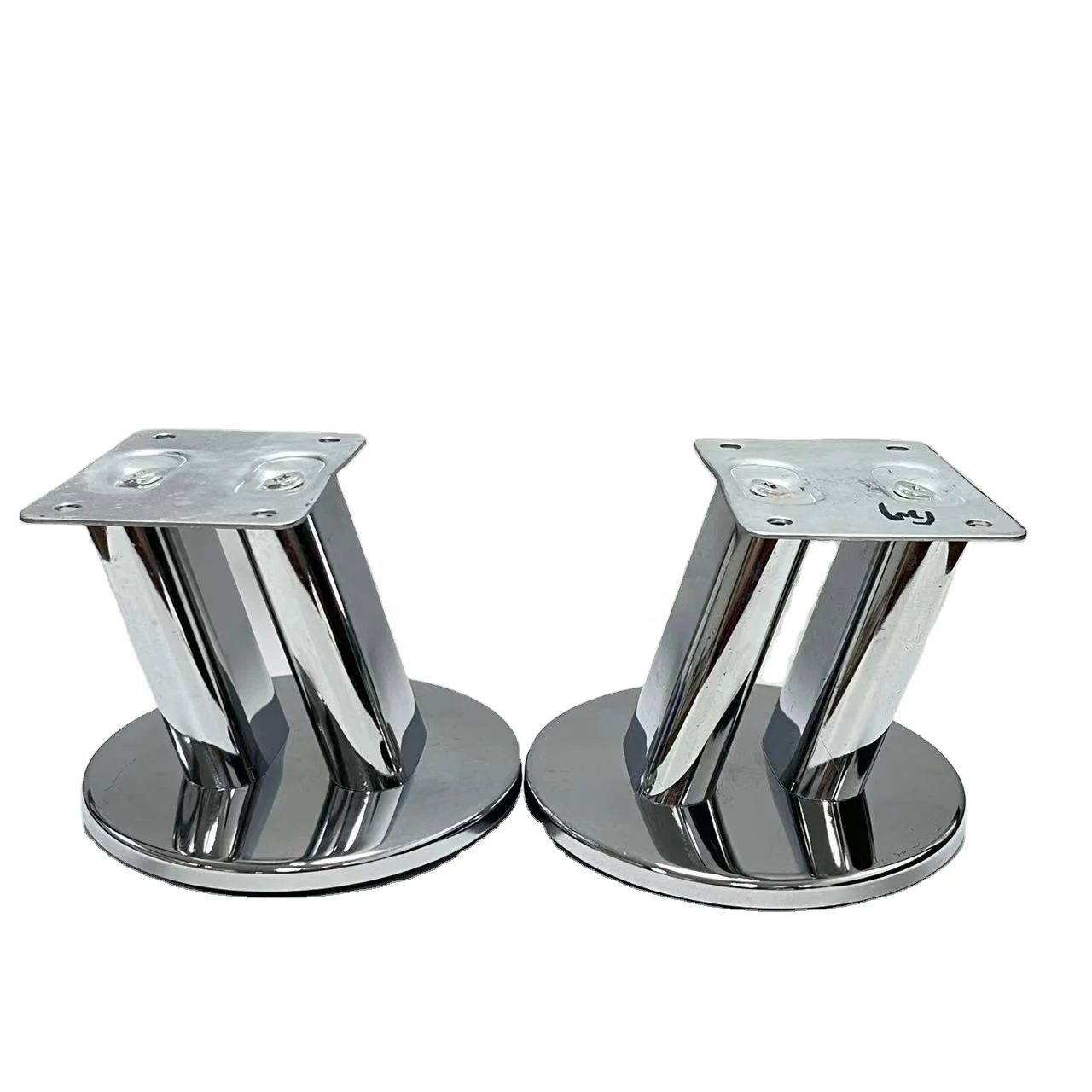 Chrome sofa feet store