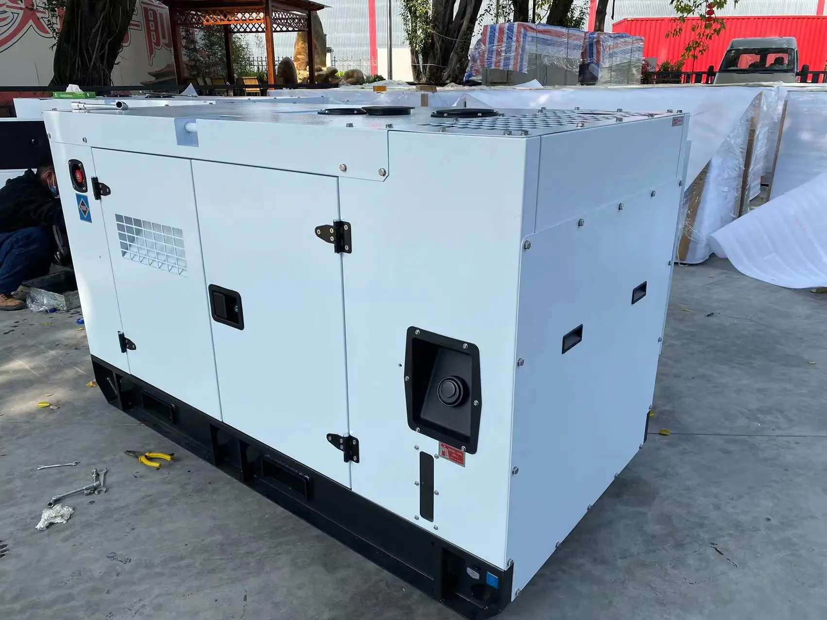 Vlais 30kva 24kw Three Phase 50hz Silent Diesel Generator Set Water ...