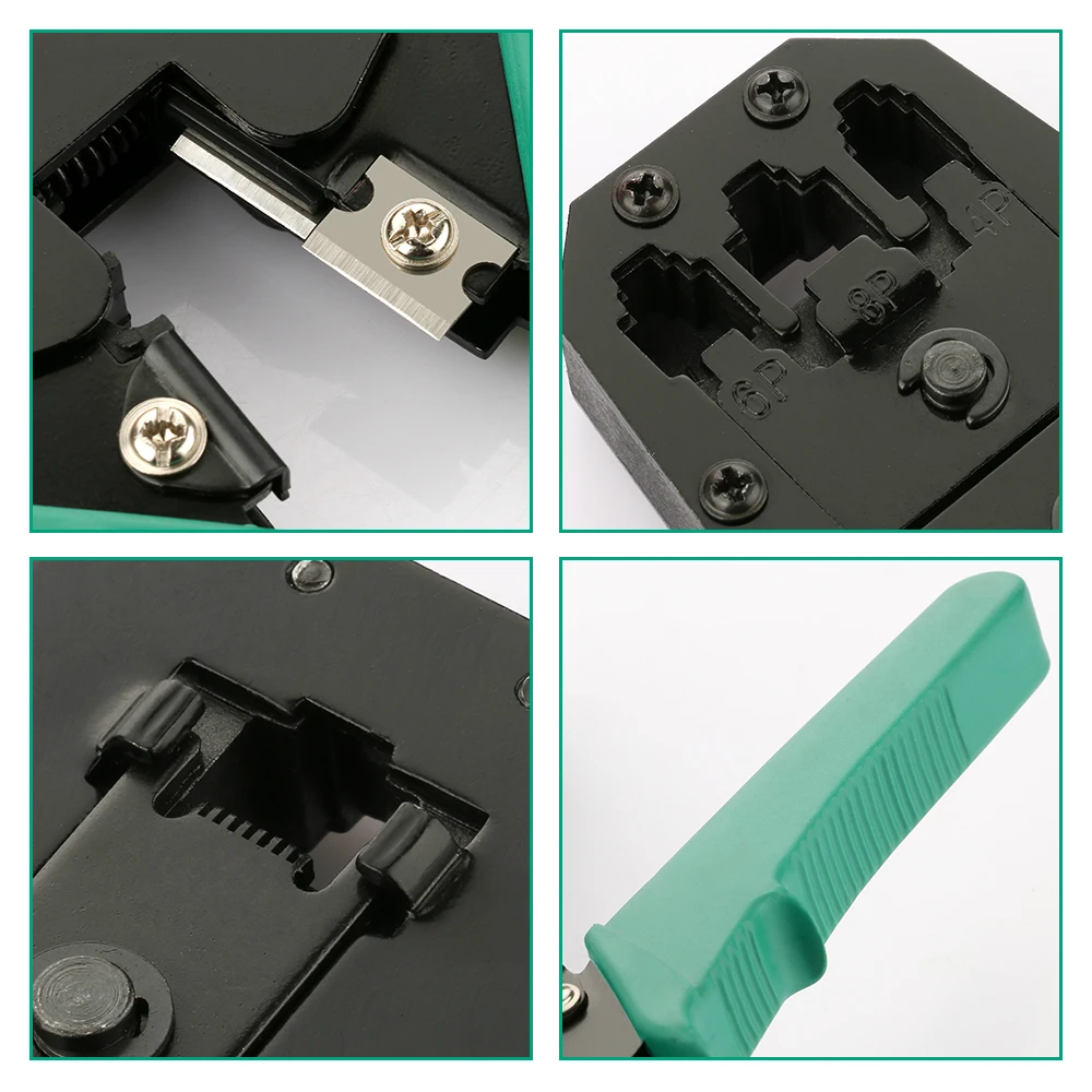Portable Ethernet Network Cable Crimper Cutting Tools Kits Crimping ...