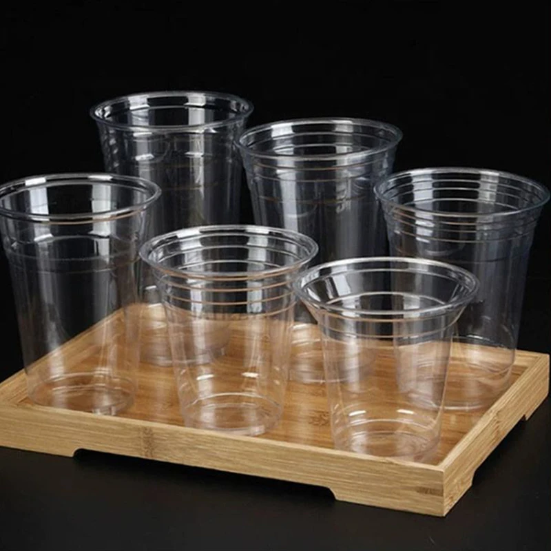 Biodegradable Disposable Print Logo Compost Pla Plastic Packaging Cup ...