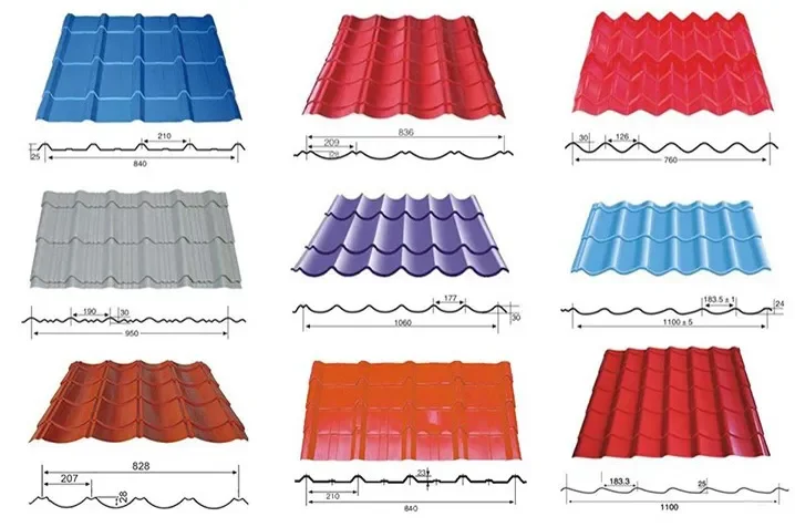 ASTM DIN Zinc Roof Panels - Color Coated Iron Steel Sheets