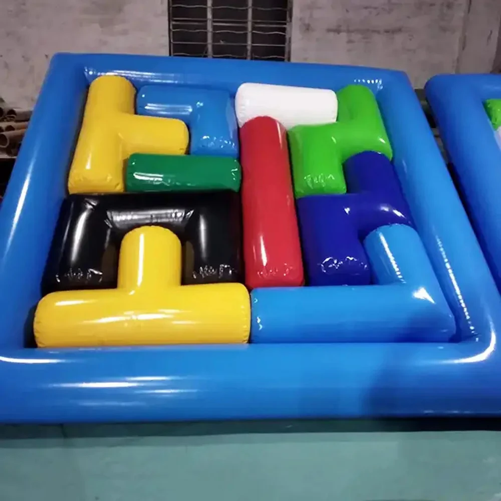 Outdoor Inflatabletetris Fun Warm Up Game Team Competition Carnival ...