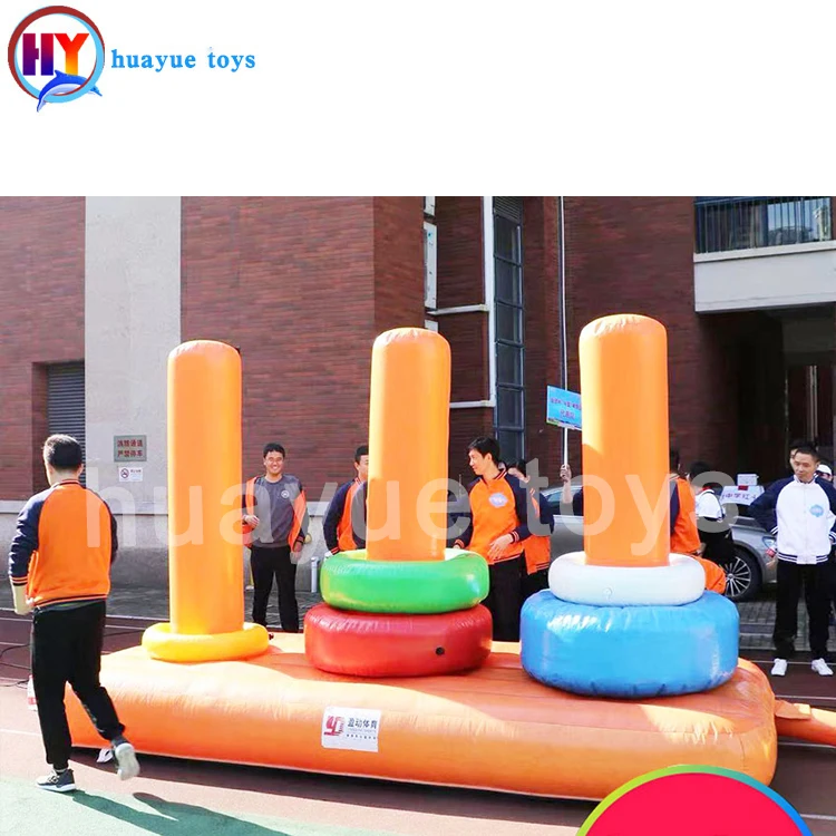 Team Building Inflatable Tower of Hanoi Puzzle Game