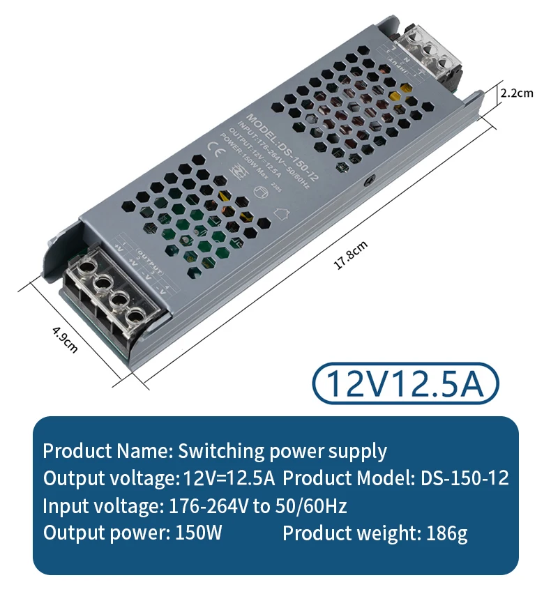12V 24V Switching Power Supply - High Efficiency LED Solutions