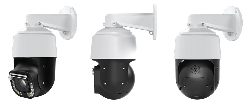 8MP High Speed PTZ Camera with Dual Light & AI Tracking