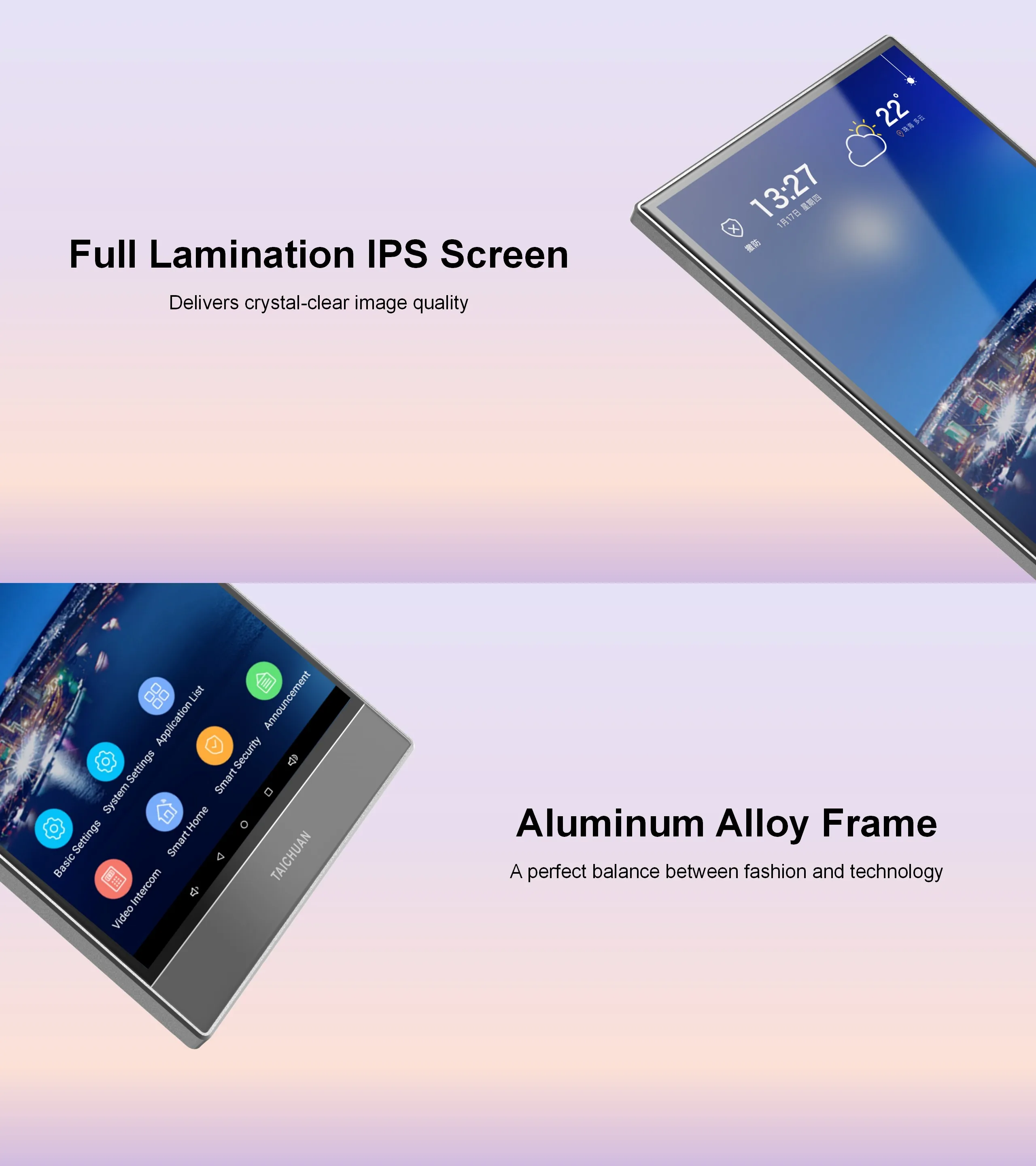 Tuya 8" Ip/tcp Video Intercom System 1080p Camera Android Smart Home ...