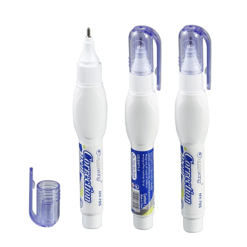 Student Stationery Metal Tip Correction Fluid Pen For School Student ...