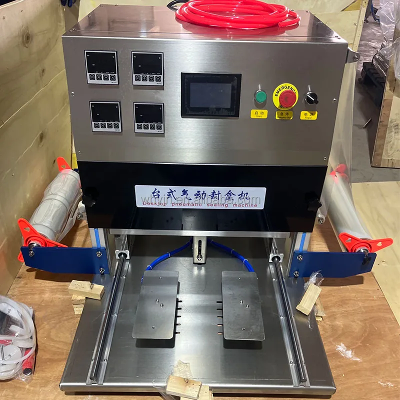 Lg-f201 Semi-automatic Electric Pneumatic Driven Table Sealer Aluminum ...