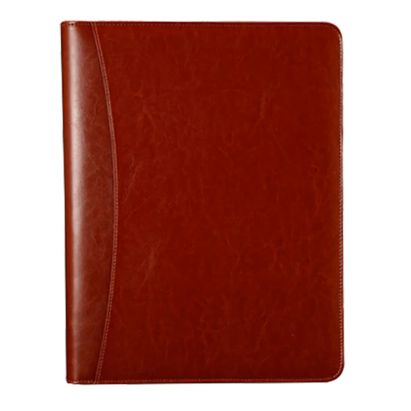 A4 Cortex Pu Leather Multifunctional Folder Business Office Conference ...