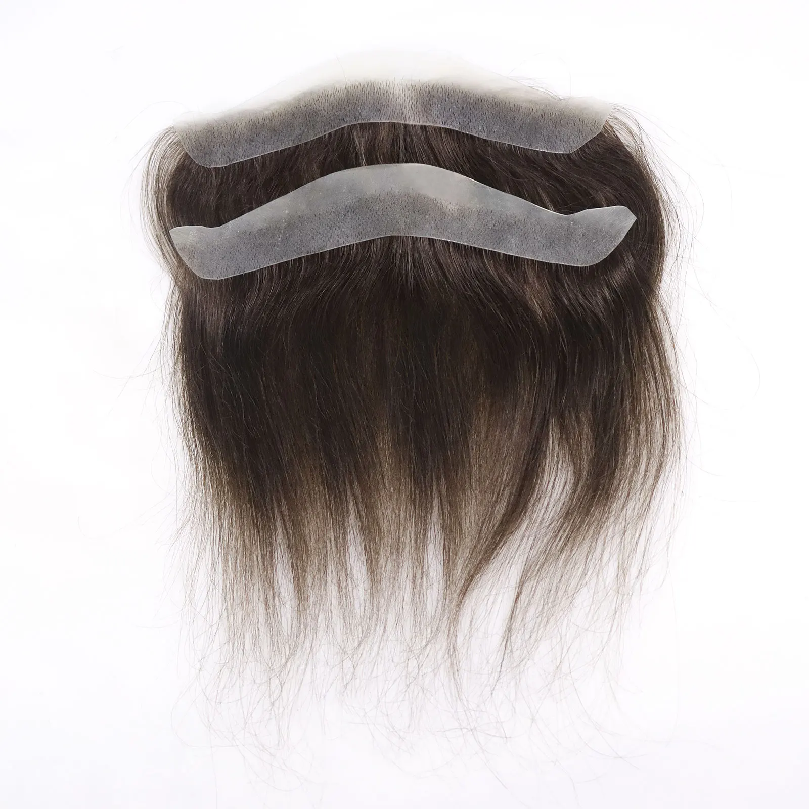 100% Human Hair Piece - V Loop Frontal Hairpieces for Men