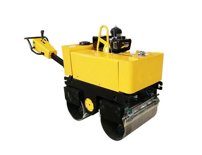 800 Kg Walk-behind Road Roller Gasoline Double Drum Hand Operated ...