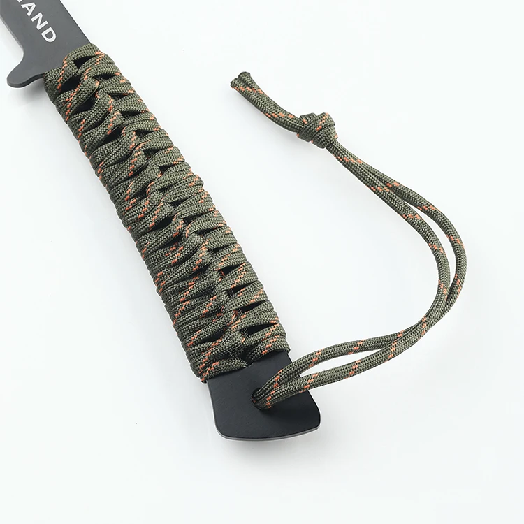 Outdoor Portable Tactical Survival Rope Handle Stainless Steel Hatchet ...