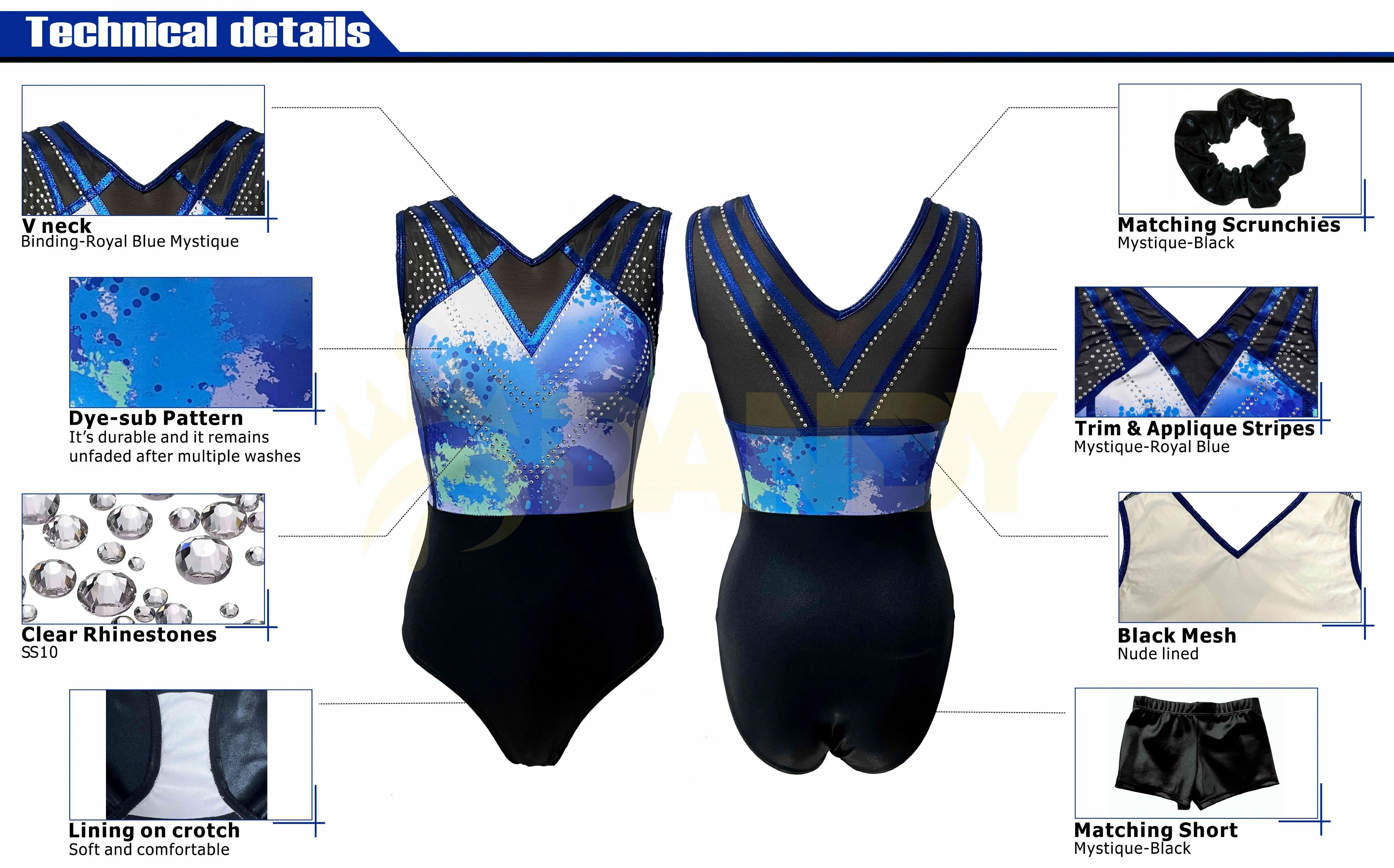 New Style Custom Leotard Gymnastics Rhythmic Leotards Dance Wear Gym ...