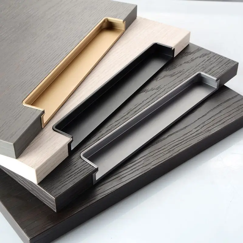 Edge Sealing Side Mounted Cabinets Wardrobe Doors Concealed Handles ...