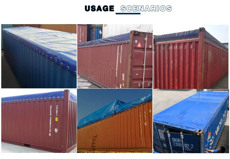 20ft&40ft Open Top Shipping Container Cover - Buy Railway Pvc Cover ...