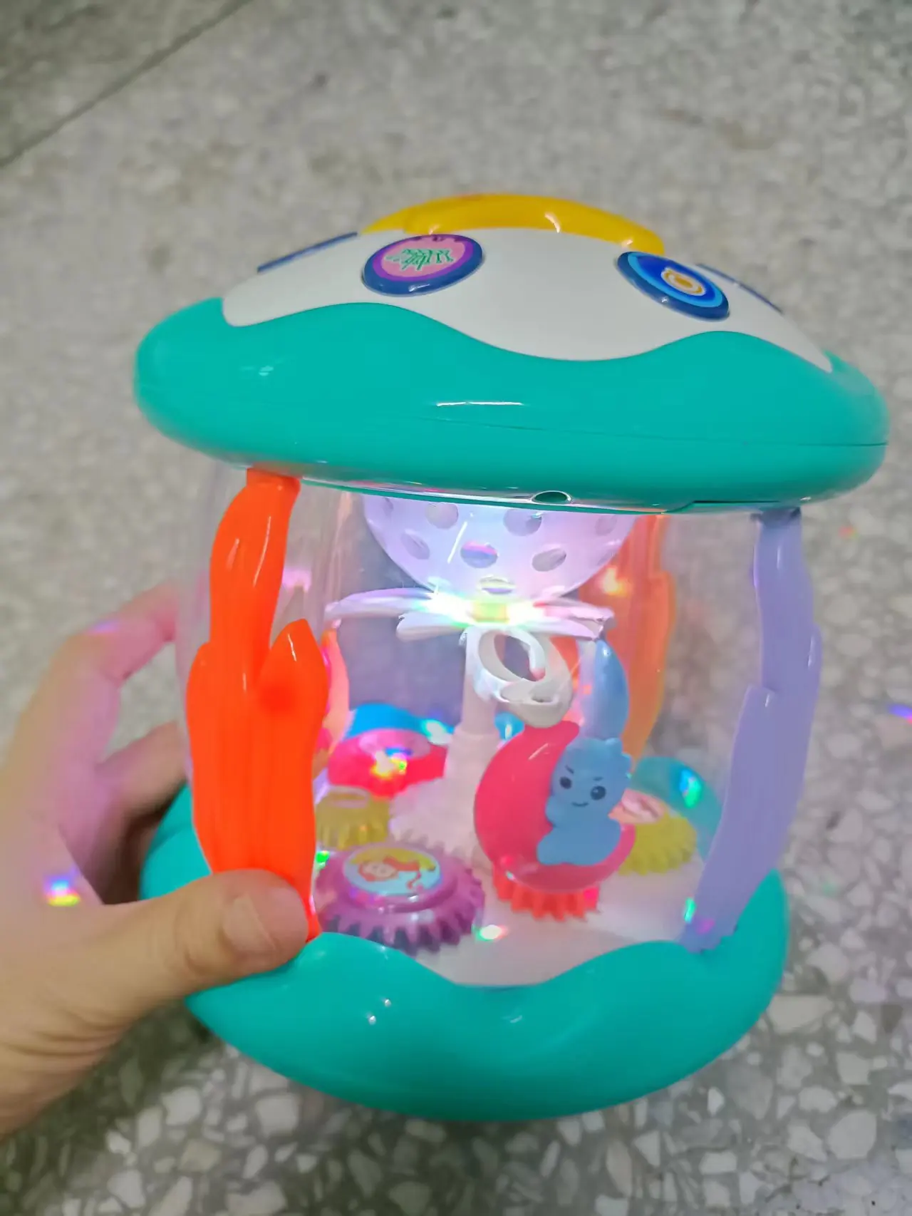 Hot Sale Hand Clap Drum Projection Ocean Paradise Baby Toys Education ...