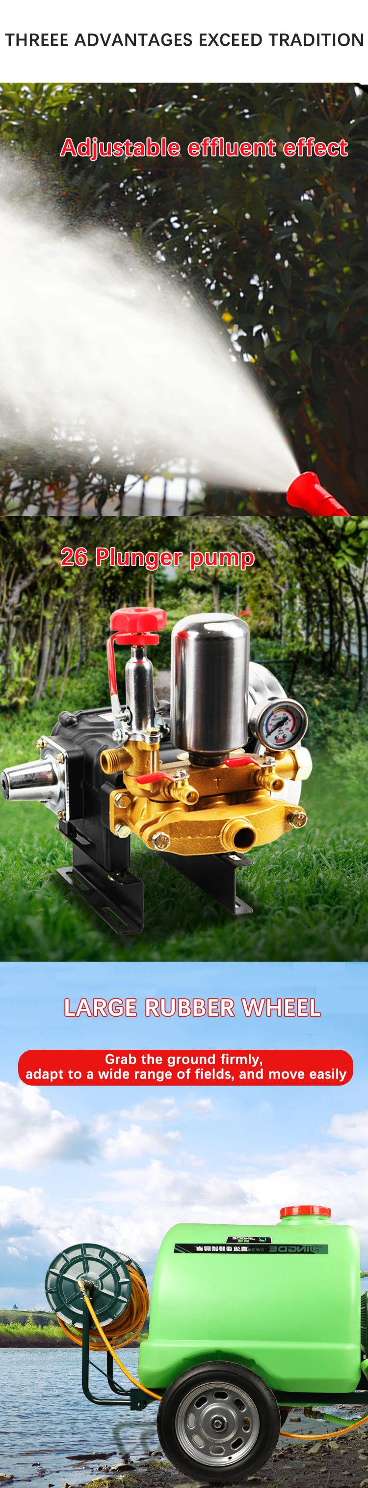 60/160/300l Gasoline/electric Pesticide Sprayer Garden Disinfection ...