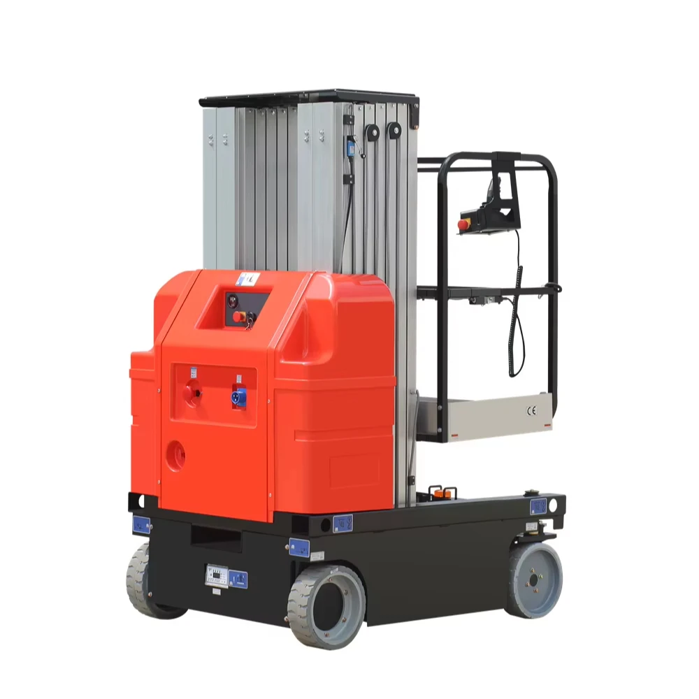 Hydraulic One Person Single Double Manlift Aluminum Aerial Work ...