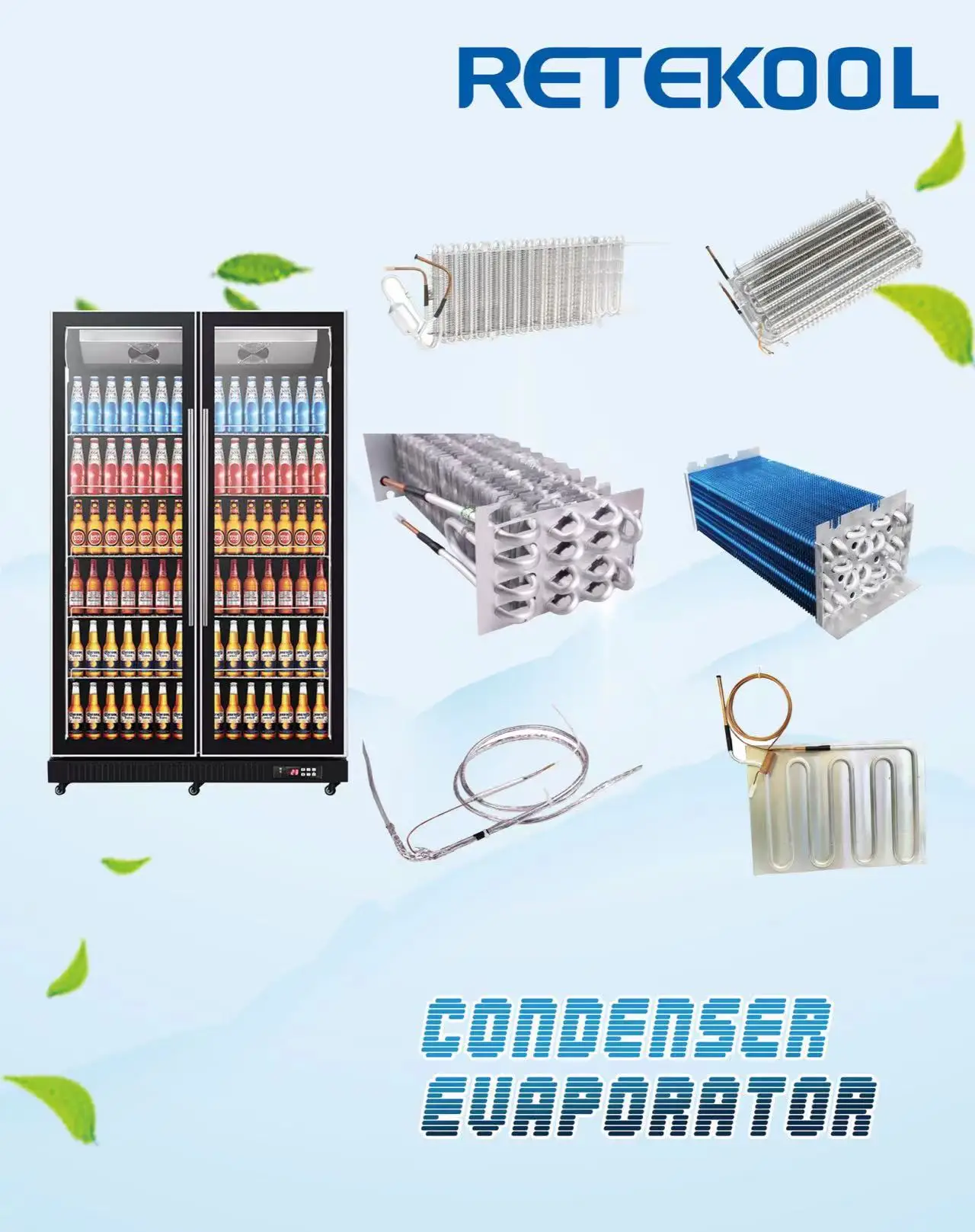 Aluminum Micro Channel Air Conditioner Condenser Coil Microchannel for ...