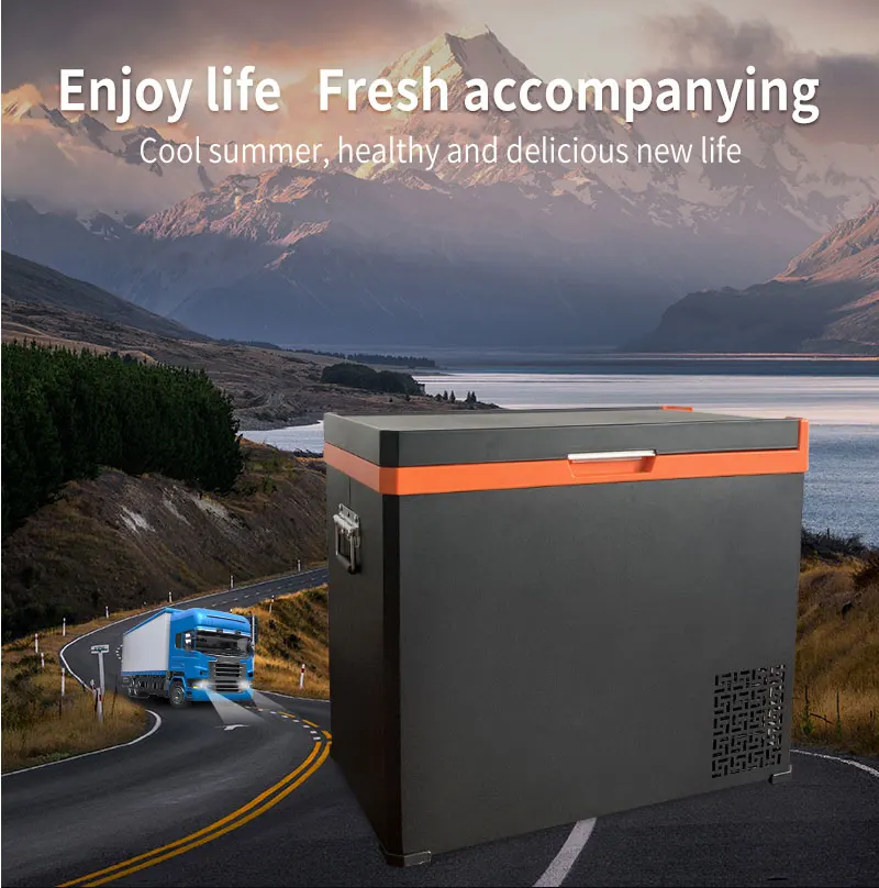 40l 12v 24v Portable Camping Electric Cooler Box Car Refrigerator Mini ...