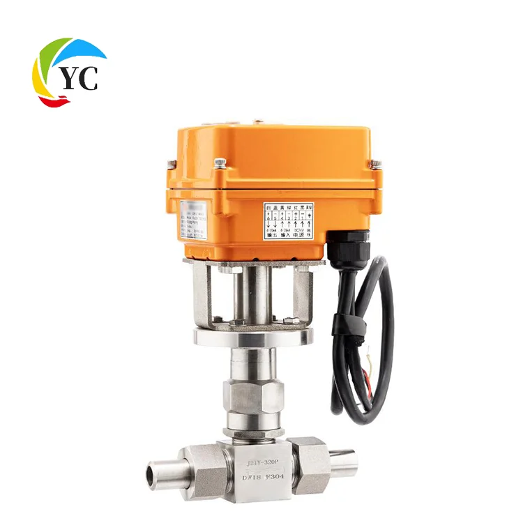 High-pressure Electric Needle Valve with Micro Flow Control