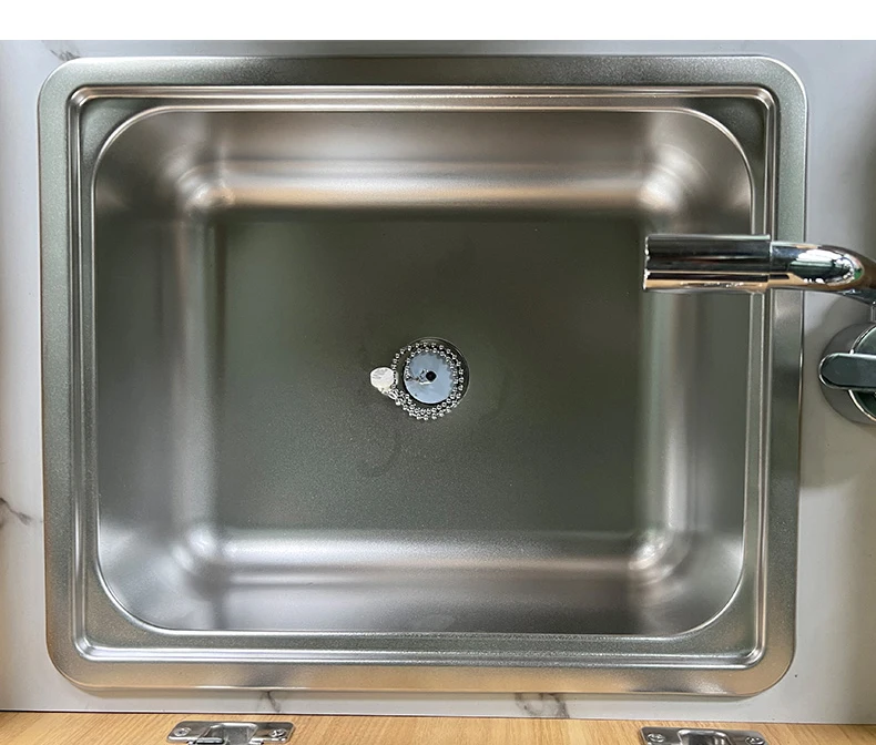 RV OUTDOORS - Mobile Portable Vanlife Box with Stainless Steel RV Sink