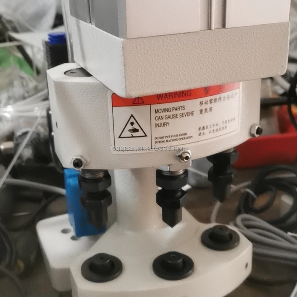 High-speed Automatic Pneumatic Three-Head Servo Motor Machine