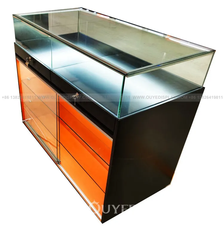 Factory Commercial Fixture Retail Cigar Shop Display Showcase 6 Feet ...