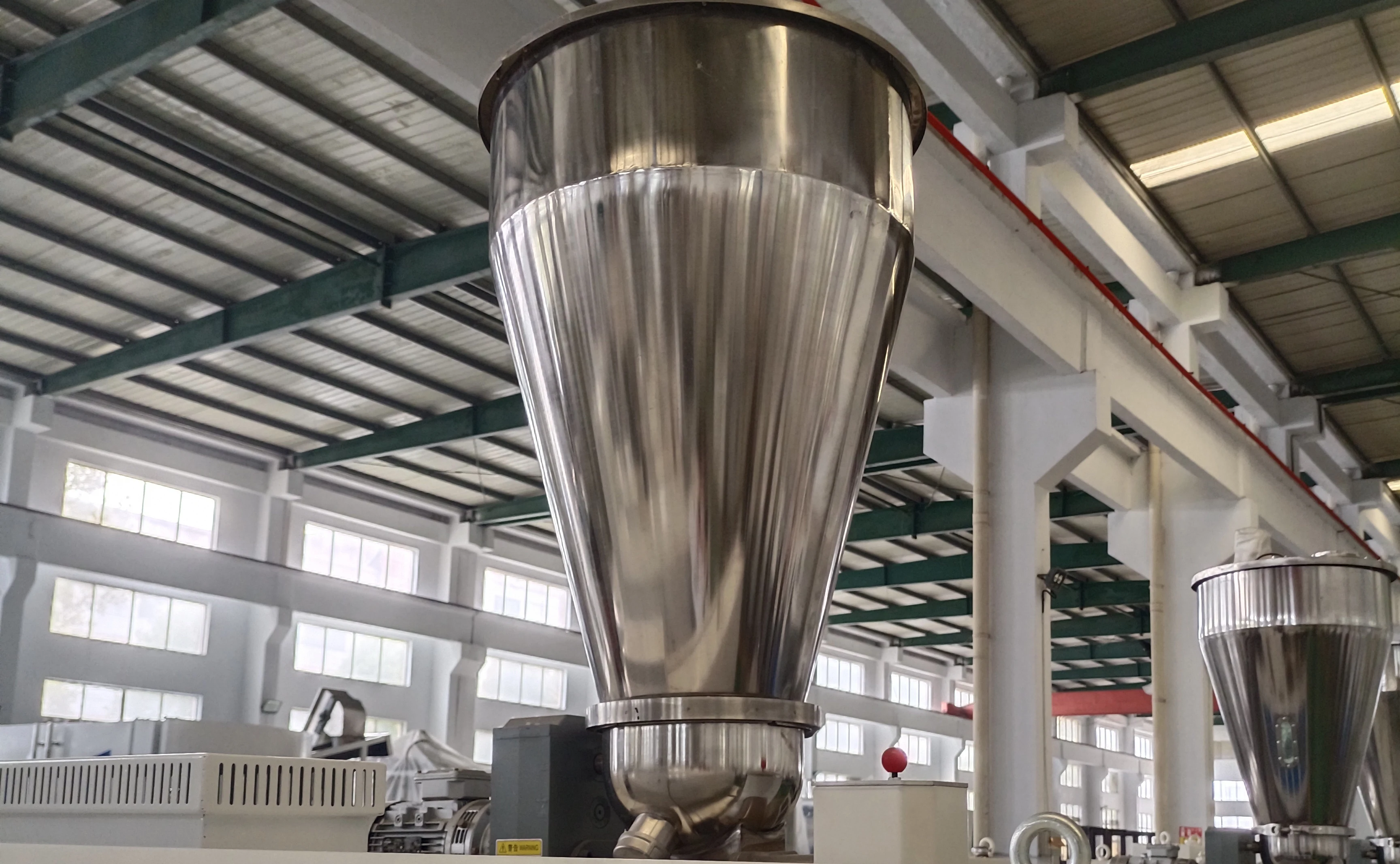 Twin Extruder Calcium Carbonate Filler Masterbatch Line