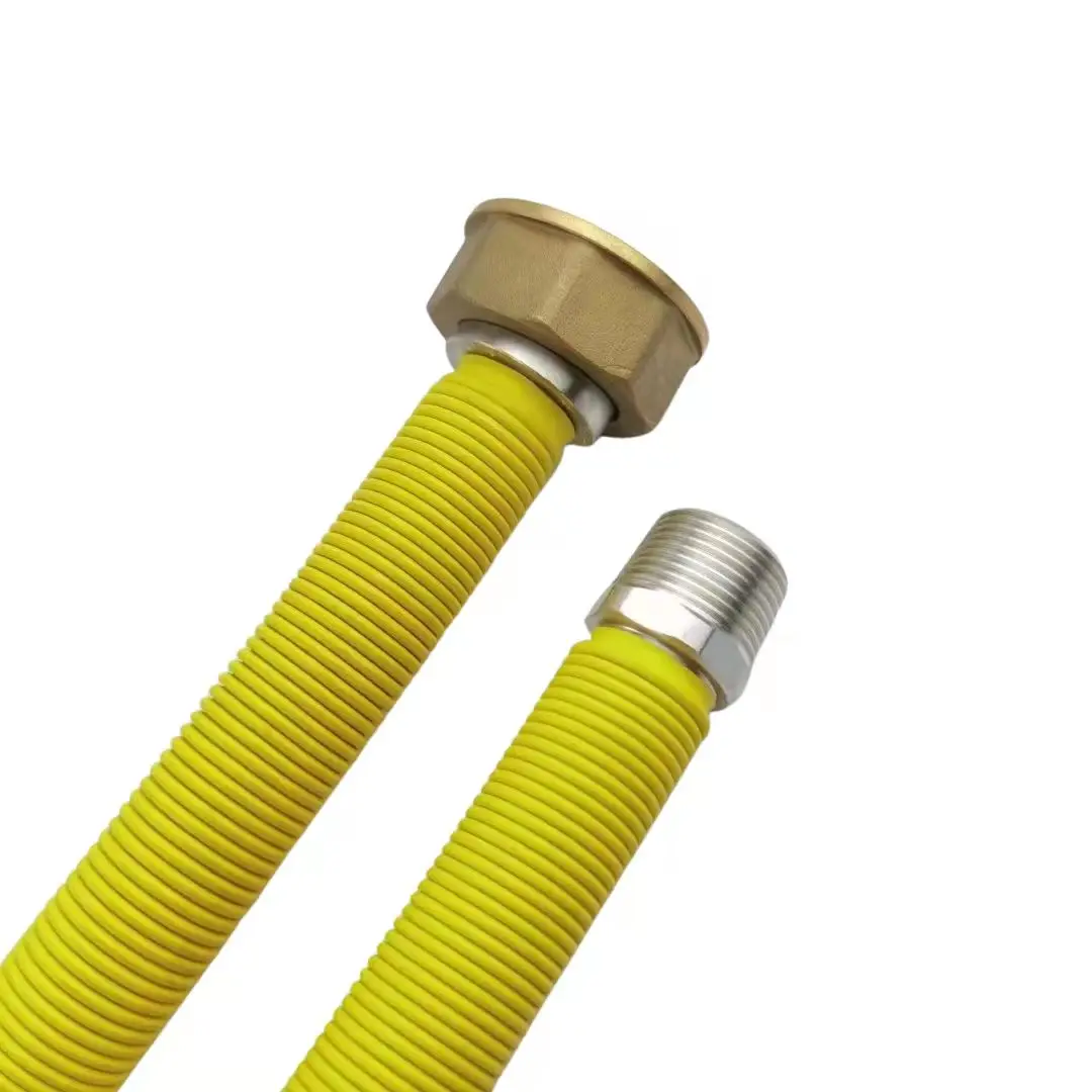 More Popular Corrugated Gas Pipe Gas Connectors Male and Female Esily ...