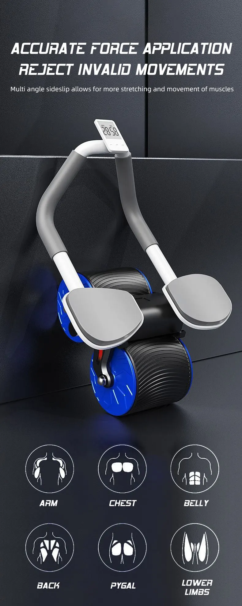 Automatic Rebound Abdominal Roller Roll Abdominal Divine Tool Flat ...