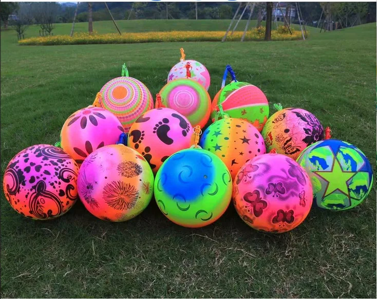 Cheap Inflatable Bounce Ball Fidget Toy For Kid Key Chains Stress Ball ...