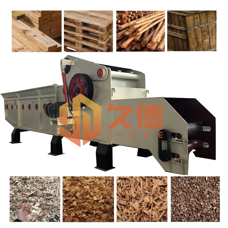 2024 Whole Tree Chipper Big Tree Roots Stump Shredder Wood Root Crusher ...