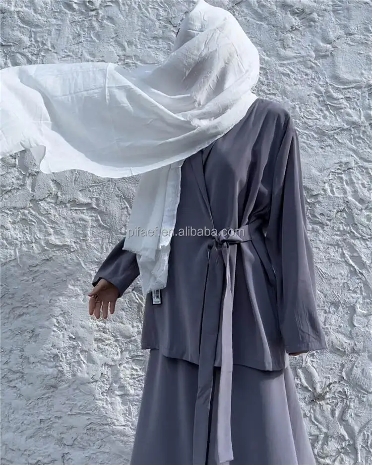 Premium Islamic Clothing Prayer Modest Shawl Neck Long Sleeves Wrap ...