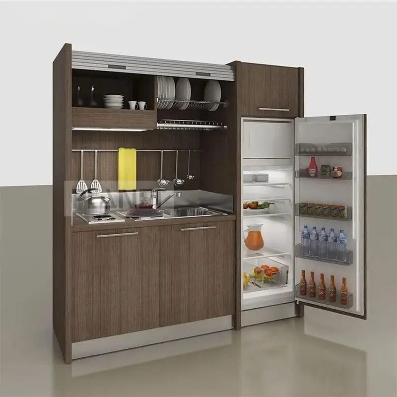 Melamine Kitchen Cabinets Kitchenette All in One Mini Kitchen for ...