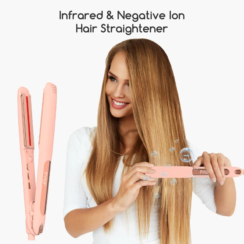 Flat Iron Wholesale Professional Titanium Plate Hair Straightener ...