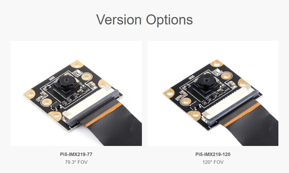 Raspberry Pi Camera Module Imx219 Sensor 8mp 79.3/120 Fov For Raspberry ...