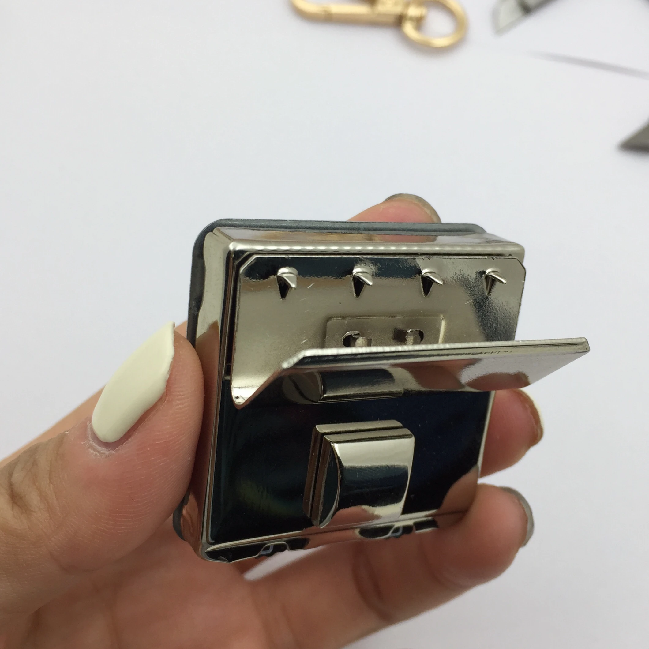 Metal Password Lock Diy Closure Lock For Shoulder Bag Hardware ...