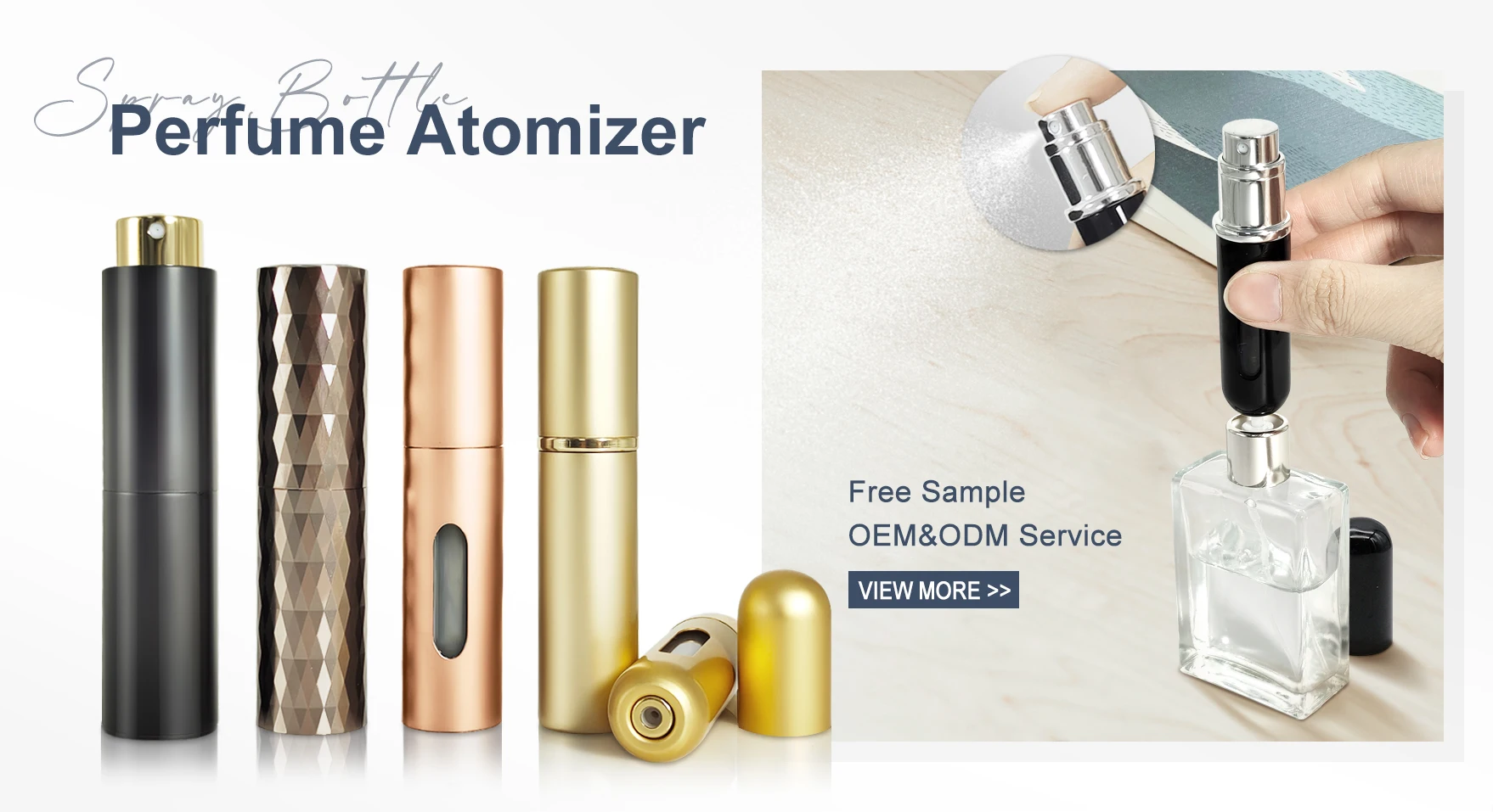 Luxury 5Ml Small Design Mini Bottom Refillable Atomizer Packaging ...