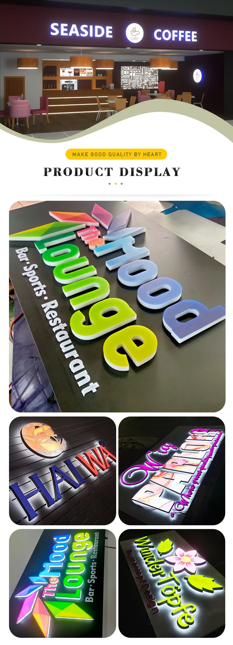 Customized Logo Sign - Outdoor Advertising & LED Signs